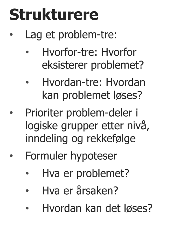 Hva er strukturert problemløsning? | Ola Holms læringsblogg